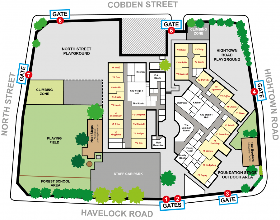 Map of the school – St. Matthew's On-line